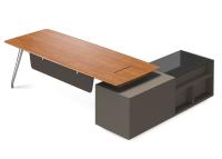 China Varna L Shaped Executive Desk with Stable Design and Multiple Size Options for Private Office for sale