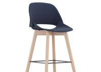 China Ducky Training Chair - Guest Chair with Wooden Legs, Tube Metal Legs, and Four-stal Metal Legs for Stylish Office Spaces for sale