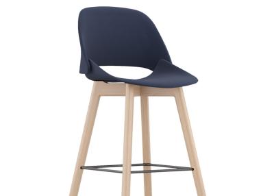 China Ducky Training Chair - Guest Chair with Wooden Legs, Tube Metal Legs, and Four-stal Metal Legs for Stylish Office Spaces for sale