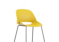 China Ducky Training Chair - Guest Chair with Wooden Legs, Tube Metal Legs, and Four-stal Metal Legs for Stylish Office Spaces for sale
