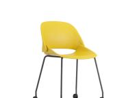 China Ducky Training Chair - Guest Chair with Wooden Legs, Tube Metal Legs, and Four-stal Metal Legs for Stylish Office Spaces for sale