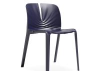 China Plis Design Chair with Italian Design and Natural Colors in W500*D525*H785(mm) for Guest Seating for sale
