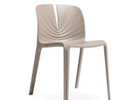 China Plis Design Chair with Italian Design and Natural Colors in W500*D525*H785(mm) for Guest Seating for sale