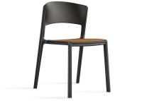 China Italian Design Waterfalls Side Chair with Natural Colors and Dimensions W500*D525*H785(mm) for sale