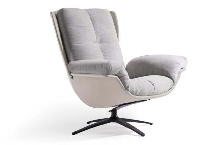 China Ux Office Lounge Chair with 304 Stainless Steel Frame, Full-Grain Saddle Leather, and 126 kg Weight Capacity for sale