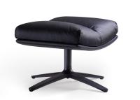 China Ux Office Lounge Chair with 304 Stainless Steel Frame, Full-Grain Saddle Leather, and 126 kg Weight Capacity for sale