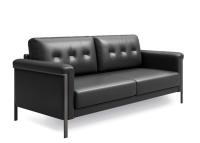 China Chen Commercial Sofa with Hand-Tufted Upholstery and 109° Angled Armrests for Modern Business Spaces for sale