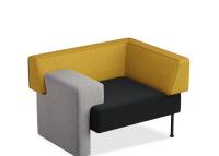 China D 10 Office Sofa Lounge Sofa with Whorl Design Wireless Charging and Modular Combination for sale