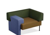 China D 10 Office Sofa Lounge Sofa with Whorl Design Wireless Charging and Modular Combination for sale
