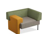 China D 10 Office Sofa Lounge Sofa with Whorl Design Wireless Charging and Modular Combination for sale