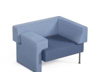 China D 10 Office Sofa Lounge Sofa with Whorl Design Wireless Charging and Modular Combination for sale