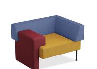 China D 10 Office Sofa Lounge Sofa with Whorl Design Wireless Charging and Modular Combination for sale