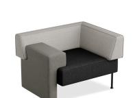 China D 10 Office Sofa Lounge Sofa with Whorl Design Wireless Charging and Modular Combination for sale