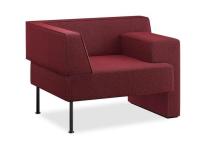 China D 10 Office Sofa Lounge Sofa with Whorl Design Wireless Charging and Modular Combination for sale