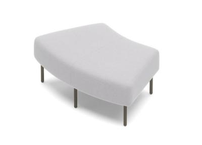 China F 6 Modular Sofa with Multiple Size Options and Arc and Fold Design for Public Spaces for sale