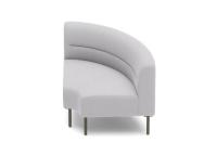 China F 6 Modular Sofa with Multiple Size Options and Arc and Fold Design for Public Spaces for sale