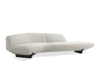 China S3-Lounge Sofa with Aerospace-Inspired Design, 20 mm Acrylic Base, and Sleek Flowing Curves for sale
