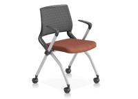 China Diamond Training Chair with Flip Tabletop One Hand Operation Versatile Combination and Eight Colors for sale