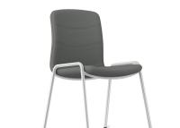 China Rachel Office Training Chair with Sleek Sled Base, Stackable Design, and Robust Steel Frame for Efficient Training Rooms for sale