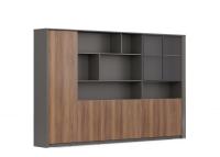 China Maxim Office Cabinet with Italian Minimalism Design, Exquisite Material, and W2960*D2250*H750(mm) Dimensions for sale