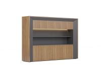 China Status 2 Office Storage Cabinets with w900*d900*h750(mm) Dimensions, Semi Open Design, and Modern Retro Styling for sale