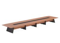 China Aulenti Office Conference Table with Technology Innovation and Fashion Aesthetics in Multiple Sizes for sale