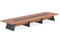 China Aulenti Office Conference Table with Technology Innovation and Fashion Aesthetics in Multiple Sizes for sale