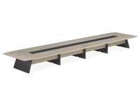 China Aulenti Office Conference Table with Technology Innovation and Fashion Aesthetics in Multiple Sizes for sale