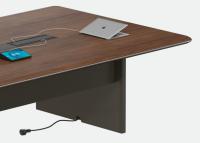 China Menda Conference Table with Minimalist Surface and Understated Elegance in W3200*D1900*H750(mm) for sale