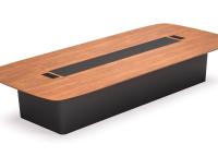 China MT Series Conference Table with Geometric Cutting and Multiple Sizes for Efficient Meeting Experience for sale