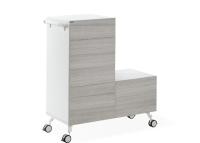 China Mdecor Training Tables with Flip Tabletop Eight Colors and Warm Wood Grain for Dynamic Training Environments for sale