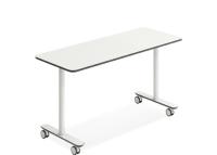 China Modit Flip Tabletop Training Tables with Eight Colors and Warm Wood Grain for Dynamic Training Environments for sale