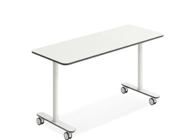China Modit Flip Tabletop Training Tables with Eight Colors and Warm Wood Grain for Dynamic Training Environments for sale