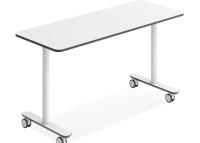 China Modit Flip Tabletop Training Tables with Eight Colors and Warm Wood Grain for Dynamic Training Environments for sale