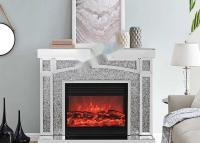 China MDF Mirrored Design Electric Fireplace Furniture TV Stand Custom Made for sale