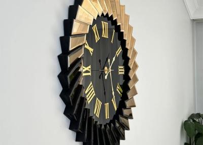 China Copper Edge Wall Clock with Roman Style and Silent Movement - Elegant Timepiece for Home Decor for sale