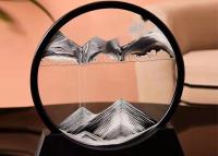 China Flowing Sand Painting 3D Deep Sea Sand Painting in Black Colour with 7.1*7.9 inches and 10.2*11 inches Sizes for sale
