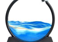 China Blue Quicksand Painting Moving Sand Picture in 7.1x7.9 inches and 10.2x11 inches Sizes for sale