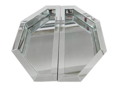 China Silver Mirror Resin Tray with MDF Material and Customizable Color Options for sale