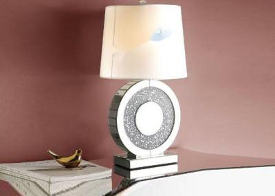 China Mirrored Table Lamp with Crushed Diamond and Resin Craftsmanship for Elegant Decor for sale