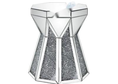 China Noralie small mirrored coffee table With Faux Diamonds Inlay And 50X50X60CM Size for sale