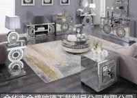 China Mirrored Surface Console Table with Silver Mirror Finish and Modern Design for sale