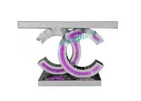 China Mirrored Surface Console Table with Silver Mirror Finish and Modern Design for sale