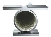 China JSF861 LED Light Console Table with Mirrored Finish and 120X35X79CM Dimensions for sale