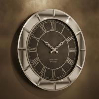 China Opulent Copper Mirror Wall Clock with Silent Movement and Customizable Design for sale