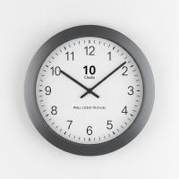 China 50CM Silver Mirror Wall Clock - Silent Timepiece for Luxe Homes for sale