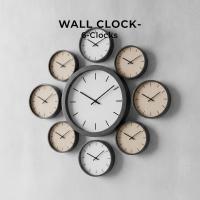 China Silver Mirror Wall Clock 50CM 69CM Noiseless Timepiece for Upscale Homes for sale
