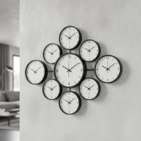 China Silver Mirror Wall Clock with Silent Movement and Customizable Design for Elegant Homes for sale