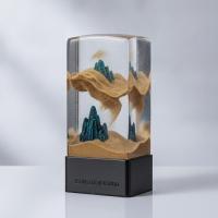 China Blue Quicksand Painting Moving Sand Picture in 7.1x7.9 inches and 10.2x11 inches Sizes for sale