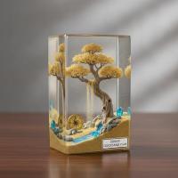 China Purple Quicksand Painting Moving Sand Picture in 7.1*7.9 inches and 10.2*11 inches Resin Craft for sale